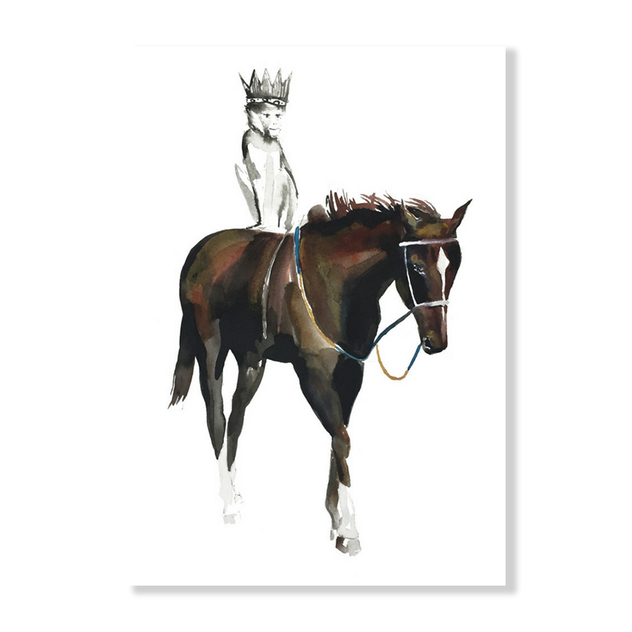 Big Red and Your Pure Heart | Poster Print – Victoria Verbaan