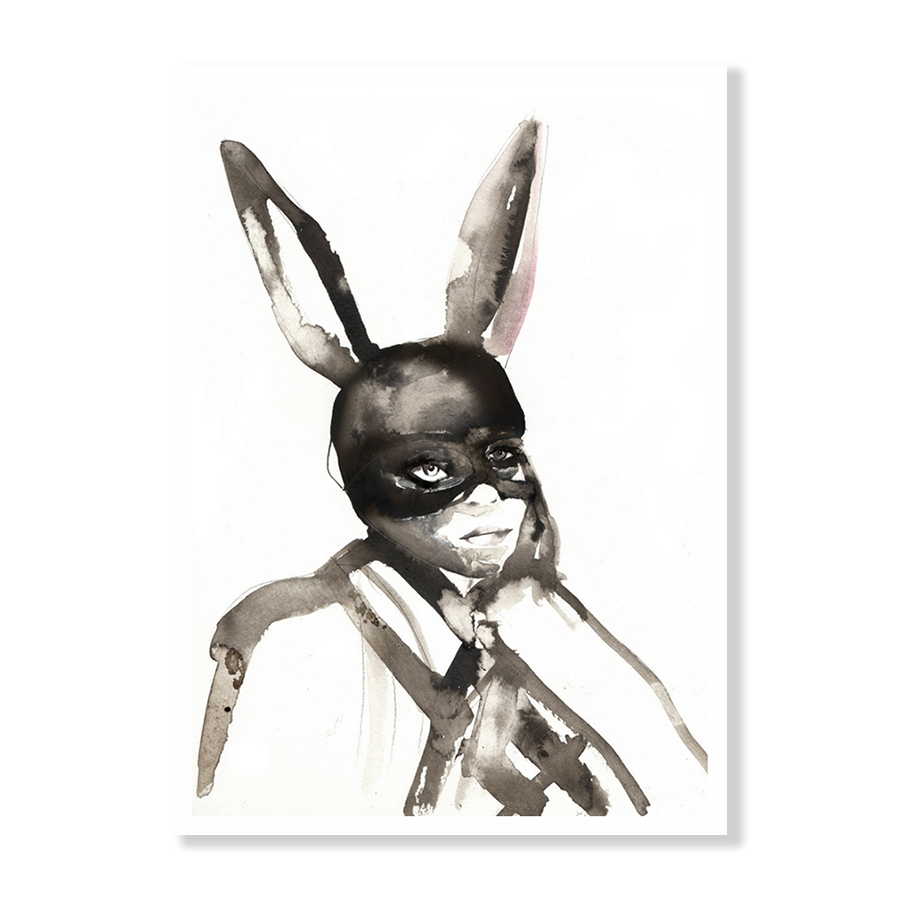 Happy Bunny | Poster Print – Victoria Verbaan