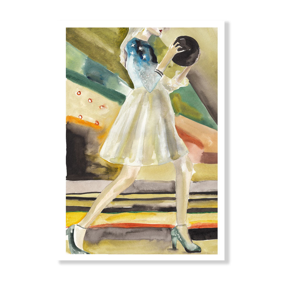 Won it in a Bowling Comp. | Fine Art Print – Victoria Verbaan